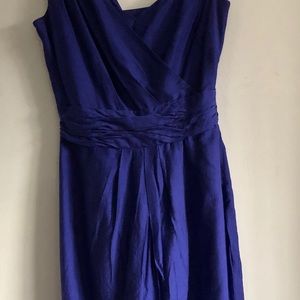 Andrew Marc | Dresses | Stunning Royal Blue Silk Dress Andrew Marc ...